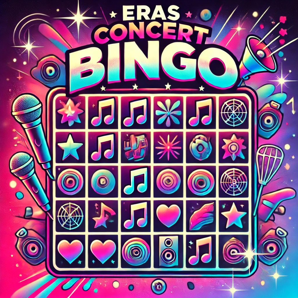 Eras Concert Bingo